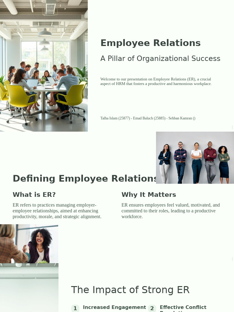 HRM PPT - Employee Relation | PDF | Employment | Human Resource Management