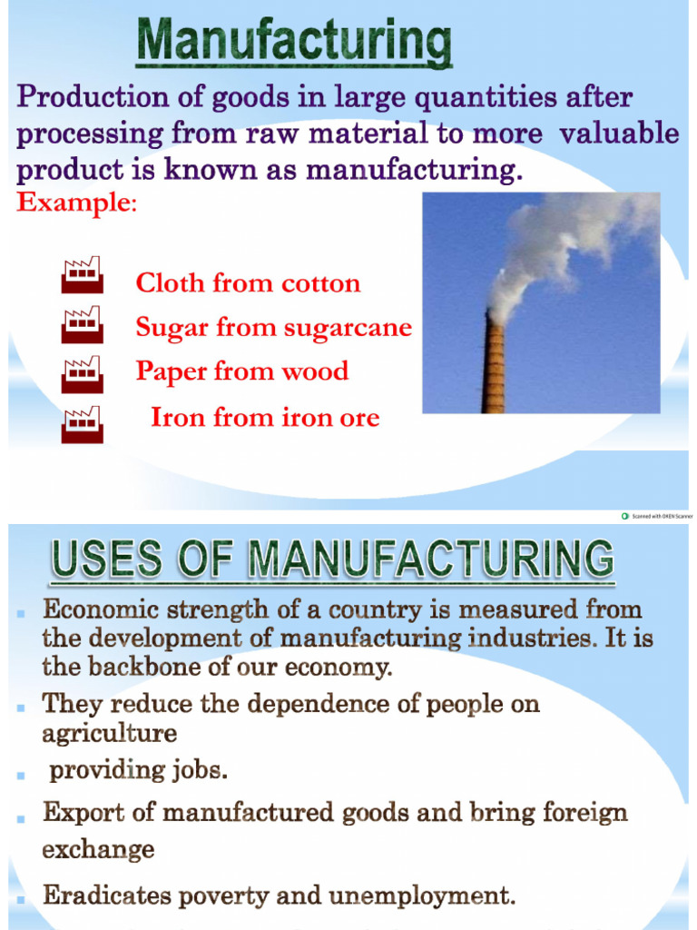 Manufacturing Industries | PDF