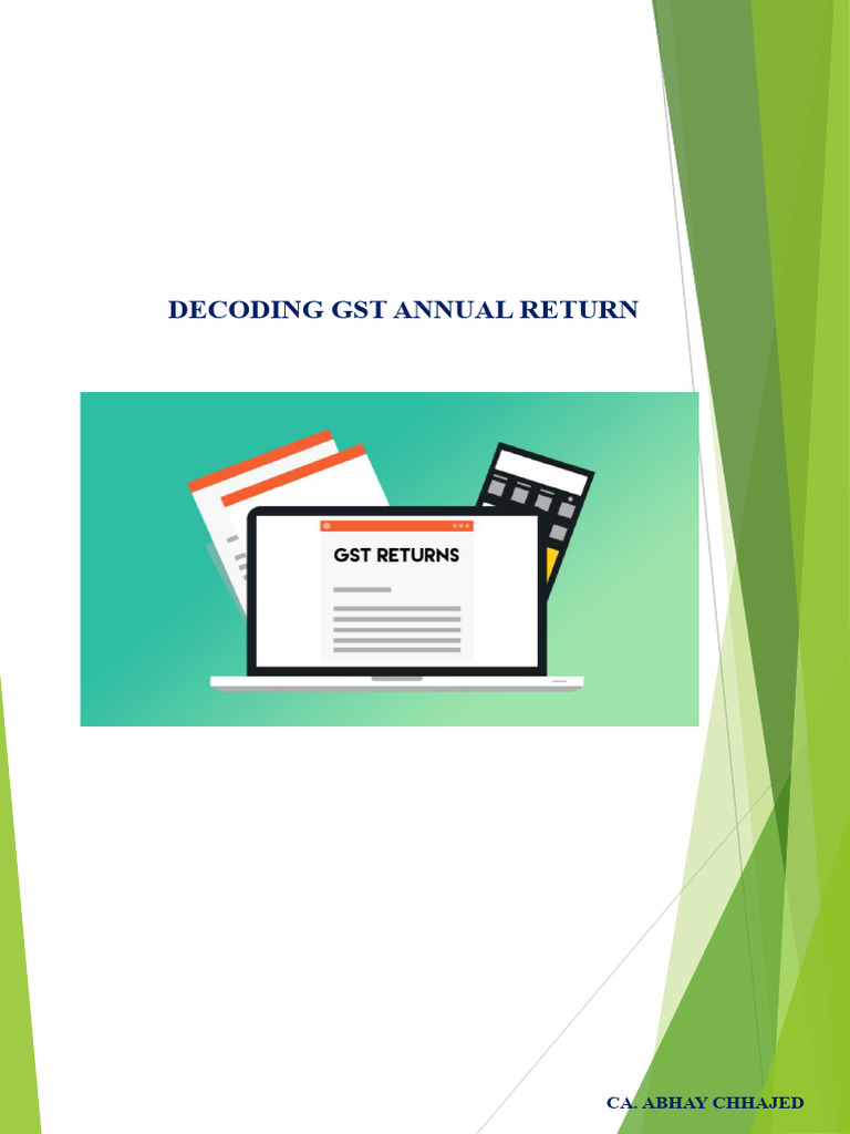 Decoding Annual Return | PDF | Taxes | Fiscal Year