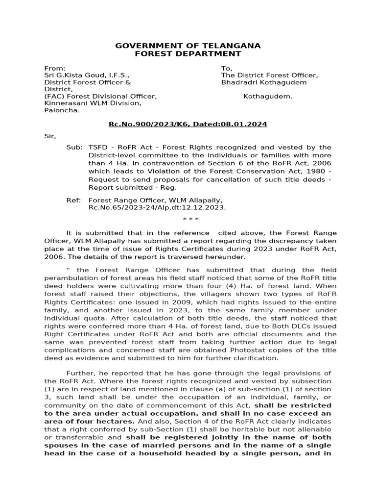 Letter to DFO (2) | PDF | Common Law