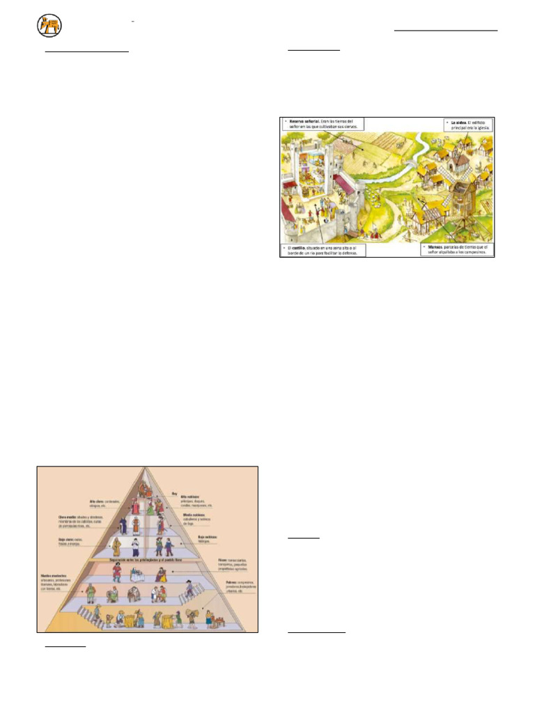 Tema 02 - Sociales - 2º Pmar 2021-2022 | PDF | Feudalismo | Nobleza