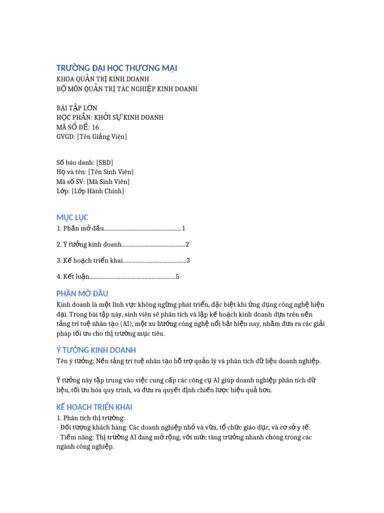 Bai Tap Lon de 16 AI Formatted | PDF