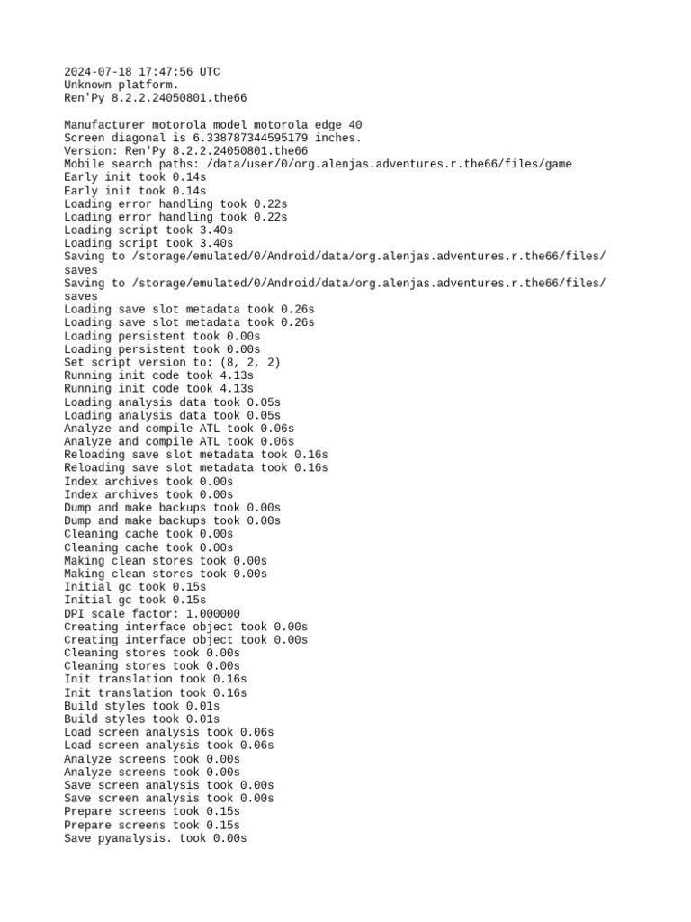 Log | PDF | Metadata | Software Engineering