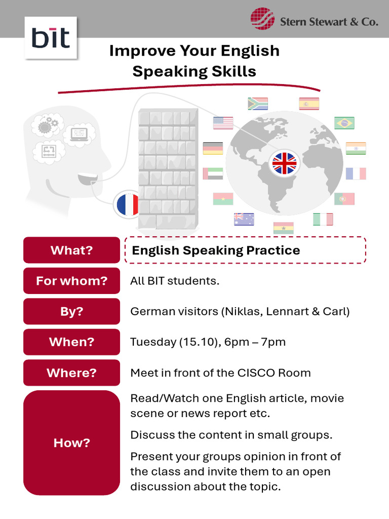 BIT English Speaking Course Flyer 00.02 | PDF