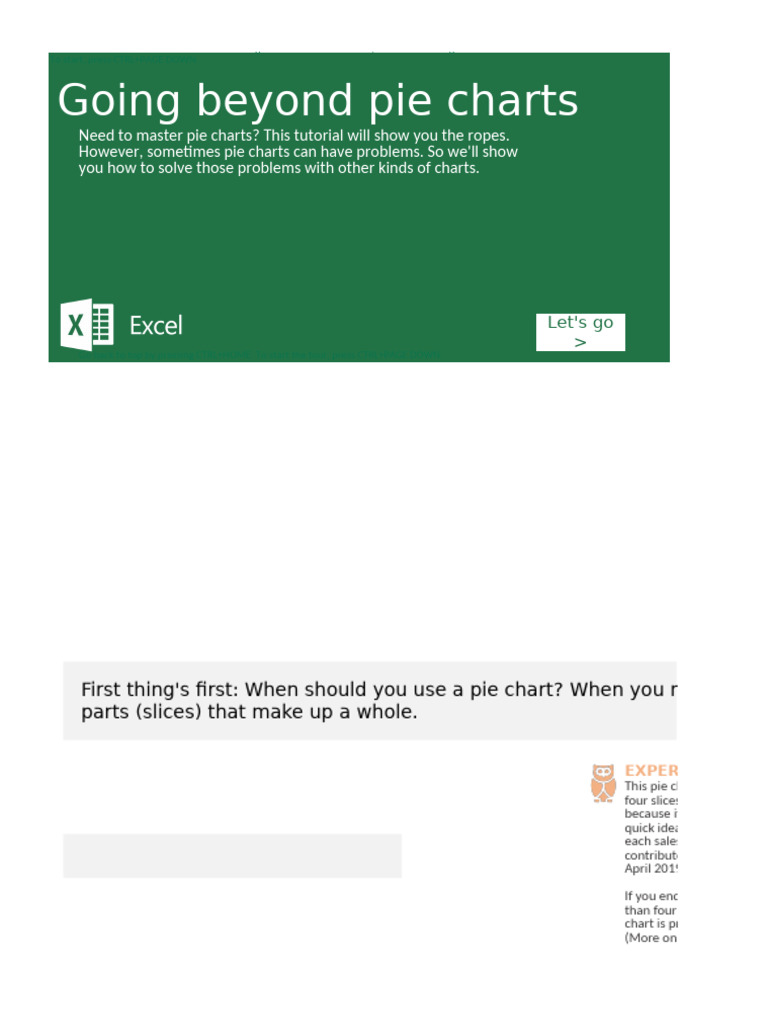 Mastering Pie Charts and Alternatives | PDF | Pie Chart | Descriptive ...