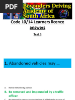 Alberta Basic License Drivers Assessment Part2 | PDF | Traffic ...
