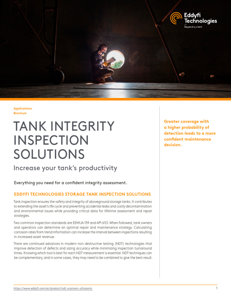 Eddyfi Storage Tank Inspection Applications Solutions Brochure | PDF ...