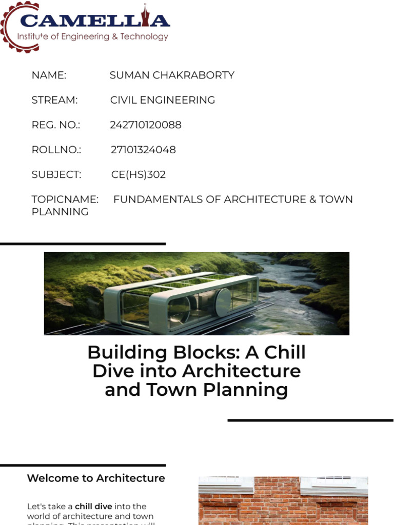 Fundamentals of Architecture and Town Planning | PDF