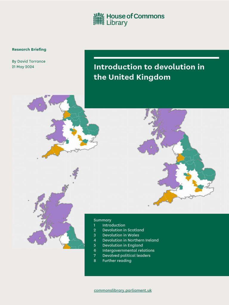 Devolution Powers (Scotland, Whales, Northern Ireland) | PDF | Devolution | Scotland