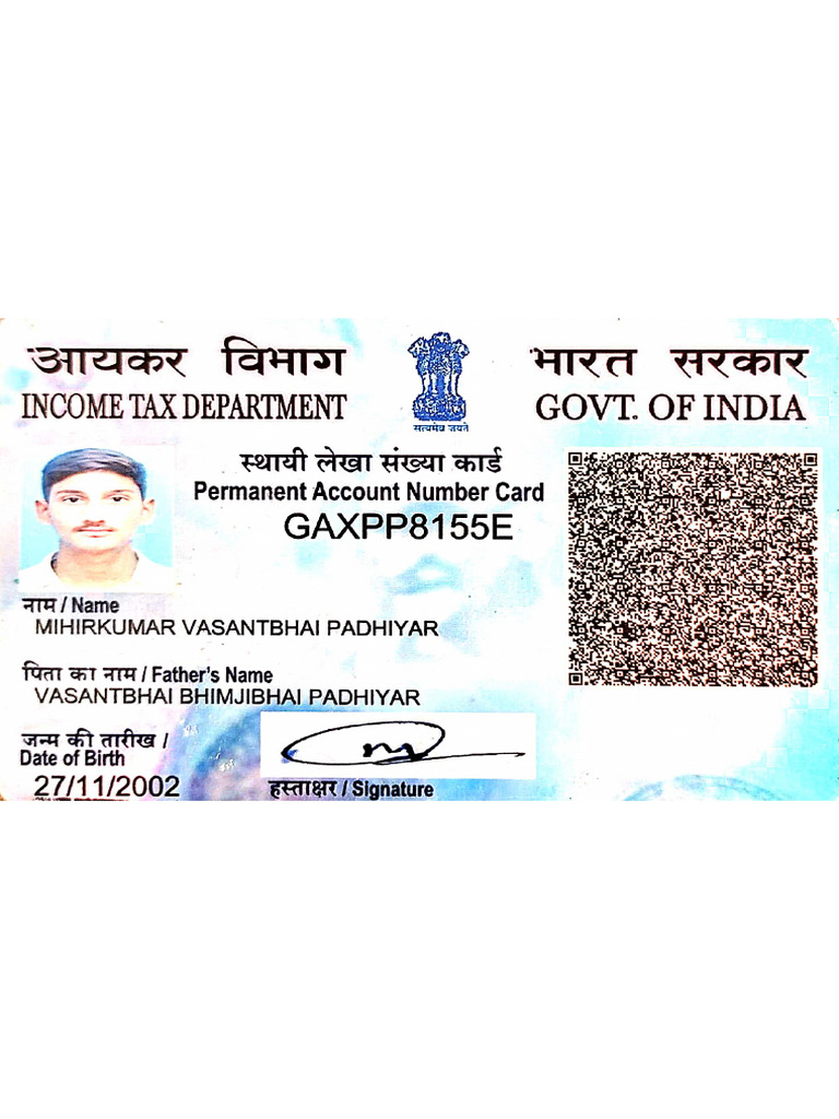 PAN Card | PDF