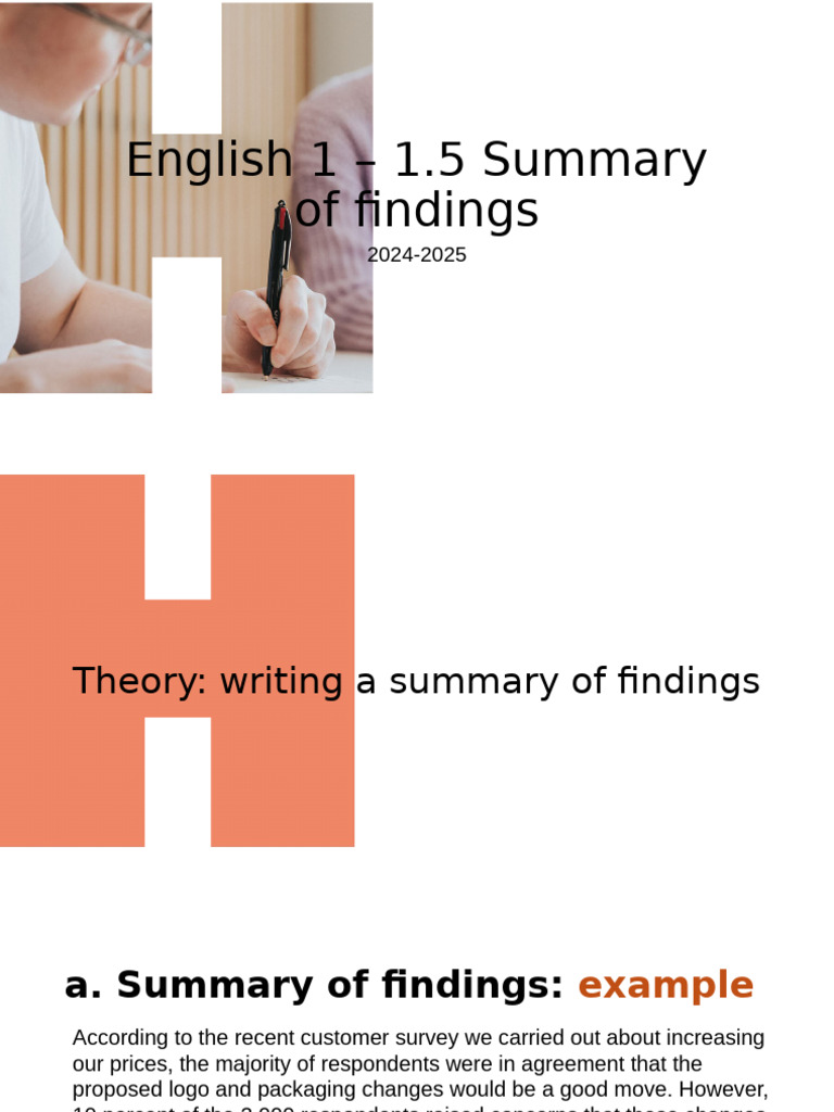 1.5 Summary of Findings Chamilo V2 | PDF | Verb | Linguistics