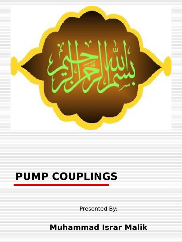 Pump Couplings | PDF | Gear | Mechanical Engineering