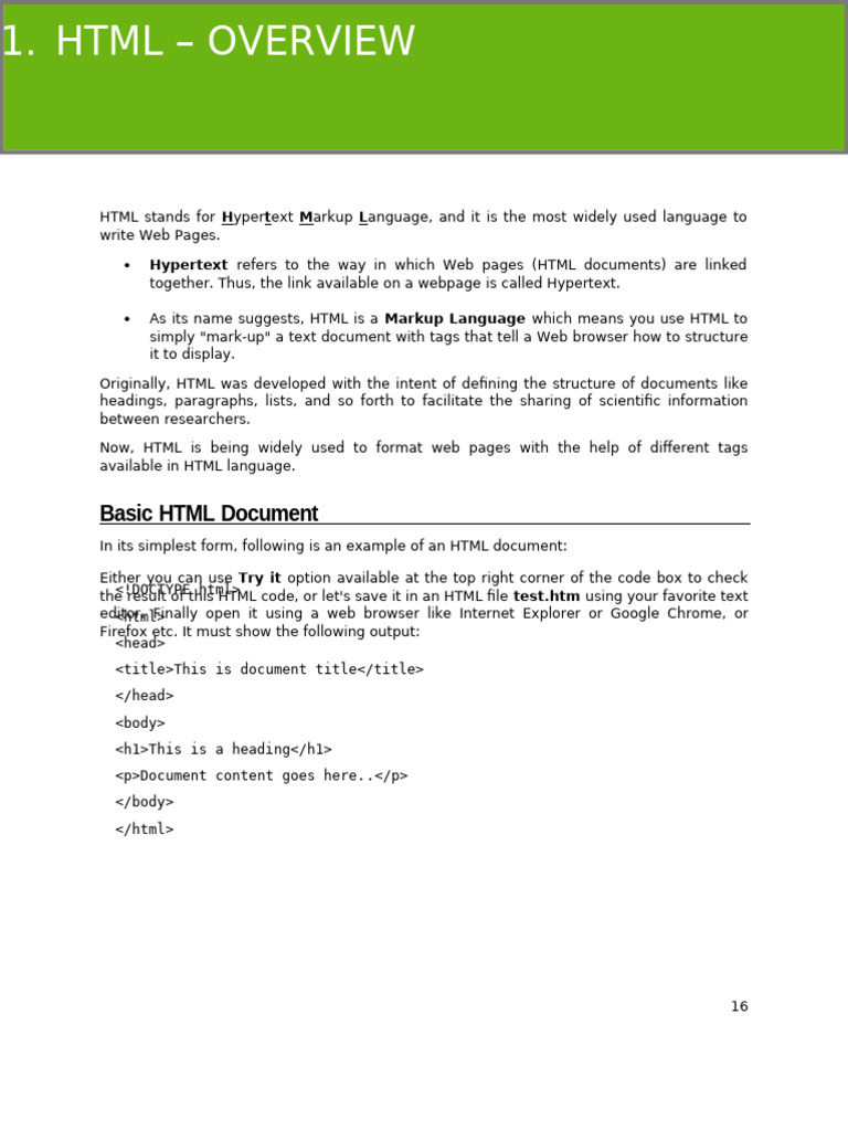 HTML CSS (1) | PDF | Html Element | Html HTML CSS (1) | PDF | Html Element | Html