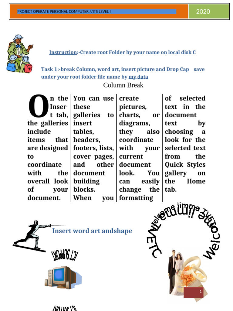 operate practical | PDF | Input/Output | Computer Hardware