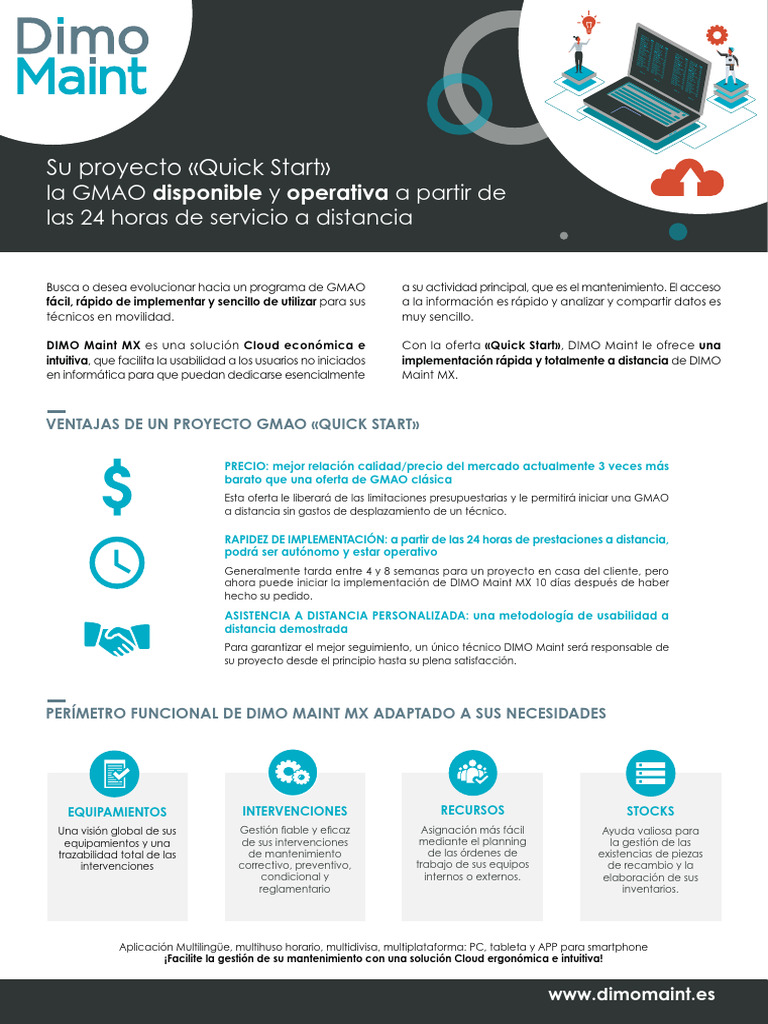 DIMO Maint MX - Proyecto Quick Start | PDF | Usabilidad | Computación en la nube
