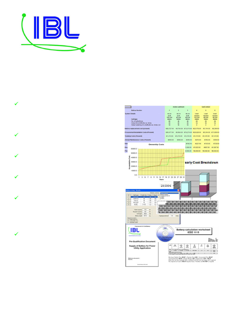 Battery Specification Services | PDF | Specification (Technical Standard)