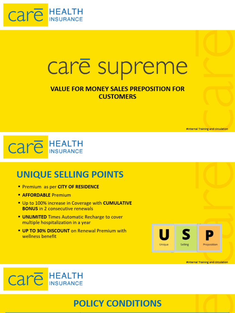 Care Supreme Health Insurance Overview | PDF | Social Programs | Health ...