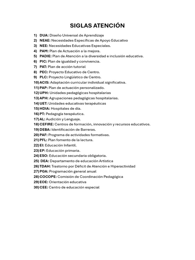 30 Siglas | PDF