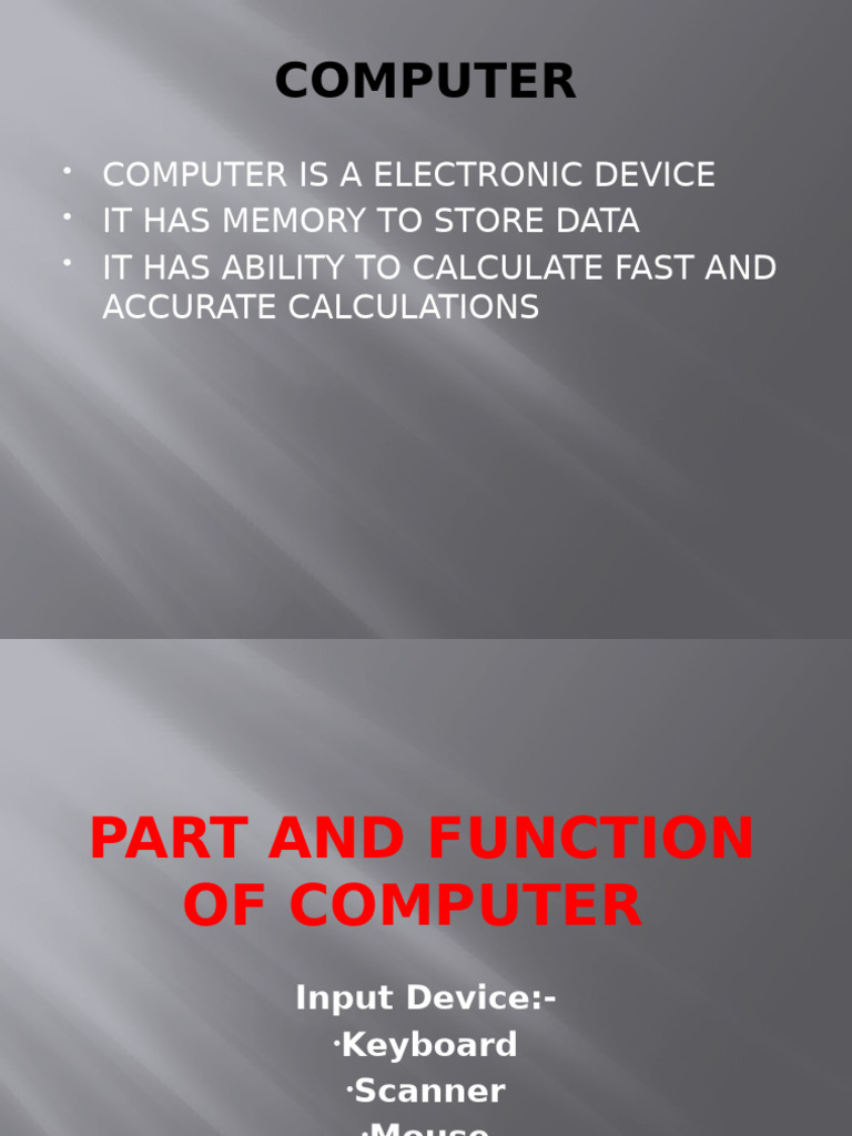 COMPUTER | PDF