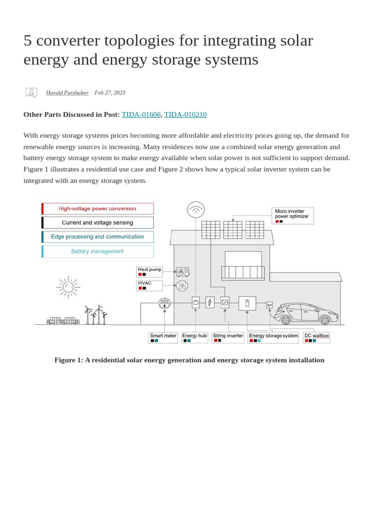 5 converter topologies for integrating solar energy and energy storage ...
