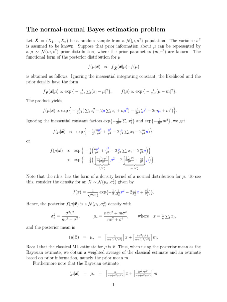02_solution_Bayes_example | PDF | Bias Of An Estimator | Estimator