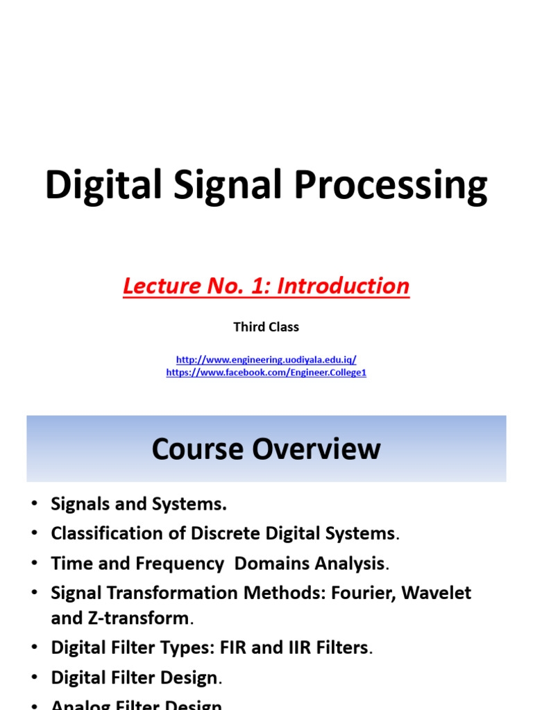 Cyber Lect 1 | PDF | Digital Signal Processing | Analog To Digital Converter