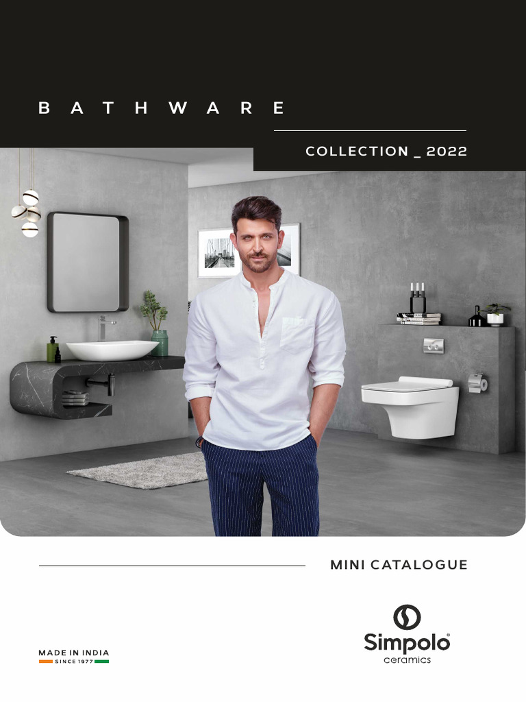 Simpolo Sanitary Mini Catalogue 2022 | PDF | Kitchen | Bathing