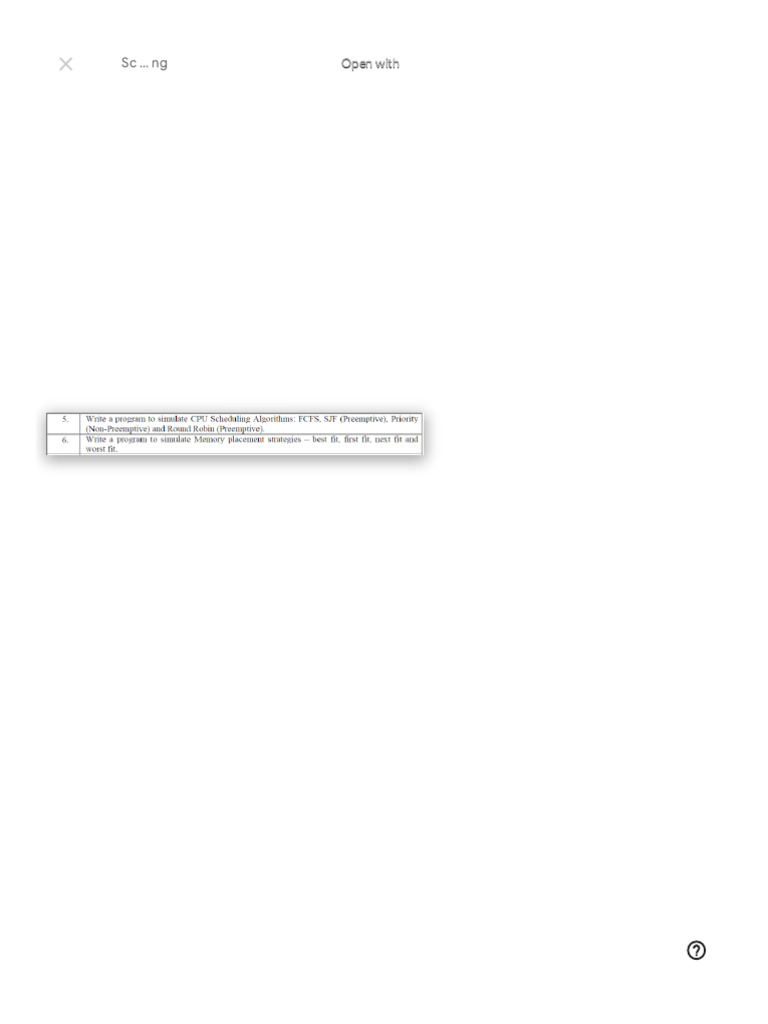 Classwork For System Programming & Operating System | PDF