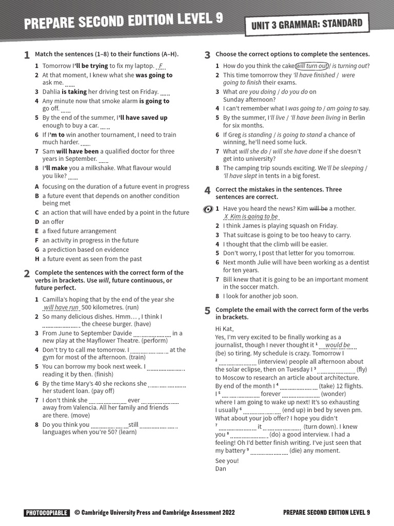 Unit 3 Grammar | PDF