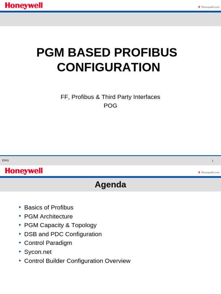 PGM Based Profibus Configuration | PDF | Computer Network | Network Topology