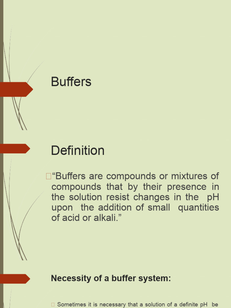pH and Buffer | PDF | Buffer Solution | Acid