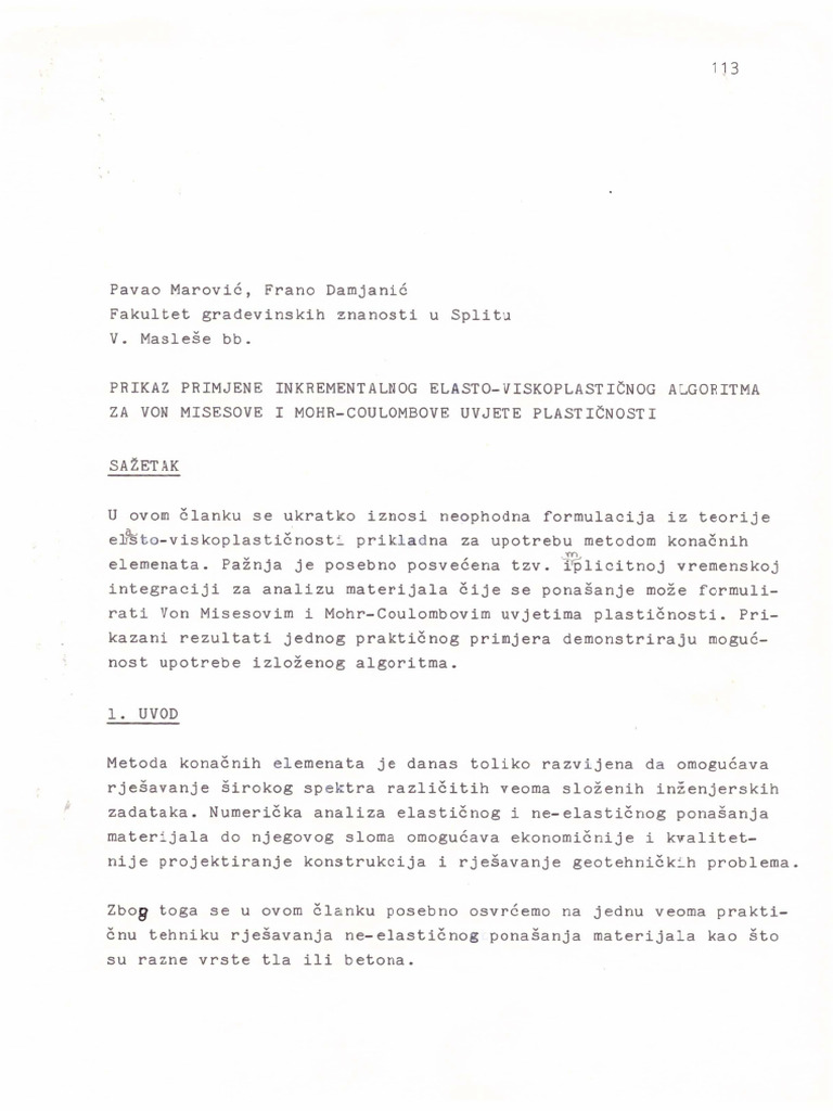 1982-YU2PL-prikaz Primjene Inkrementalnog Elasto-Viskoplasticnog ...