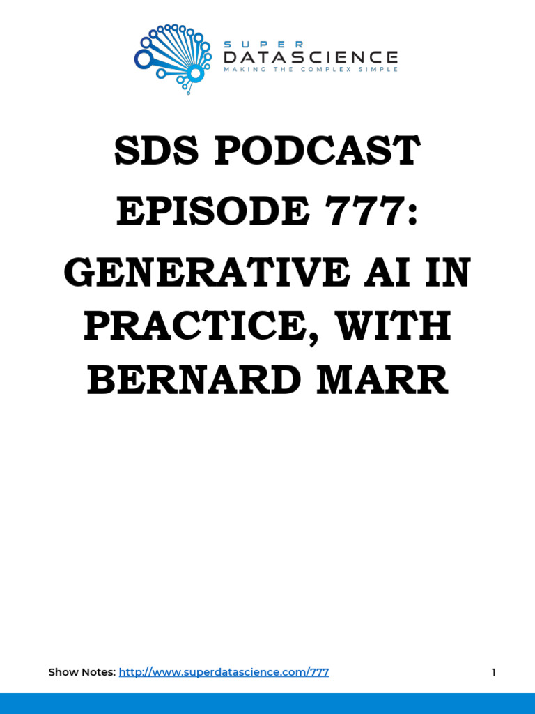 PT777 Transcript | PDF | Artificial Intelligence | Intelligence (AI ...
