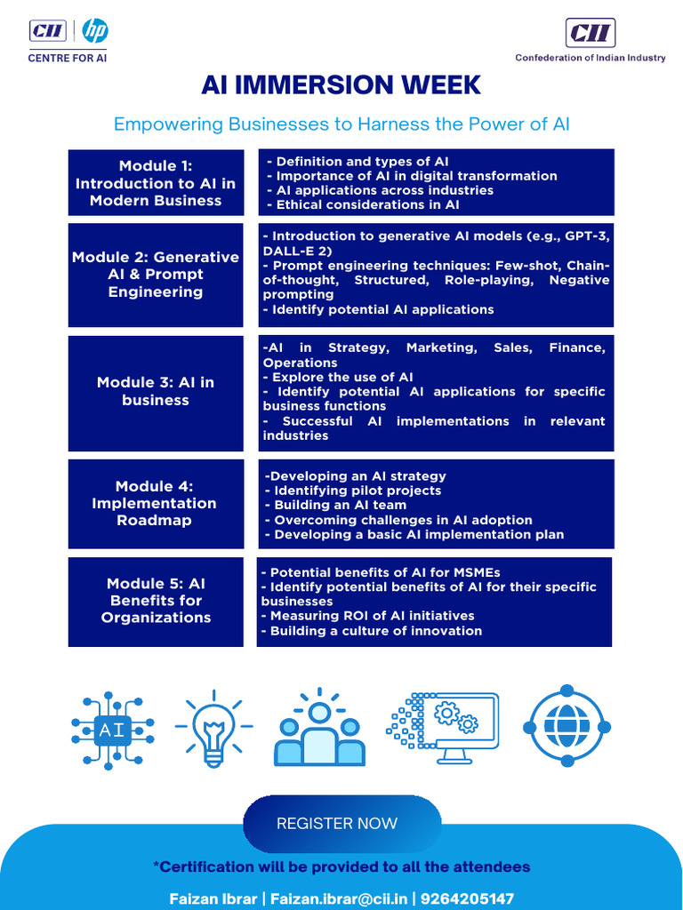 AI Immersion Week: Empowering Businesses | PDF | Artificial ...