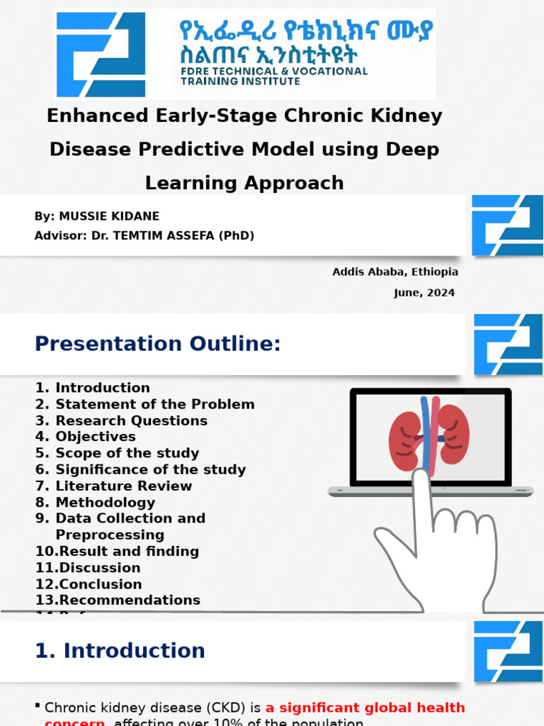 #Thesis Presentation - CKD - Predictive Model | PDF | Chronic Kidney Disease | Deep Learning