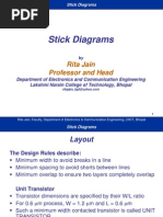 Stick Diagram Examples | PDF | Logic Gate | Theoretical Computer Science