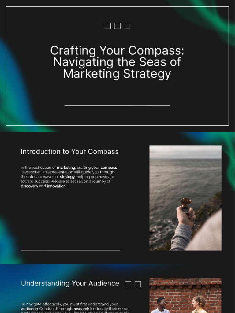 Slidesgo Crafting Your Compass Navigating the Seas of Marketing ... Slidesgo Crafting Your Compass Navigating the Seas of Marketing ...