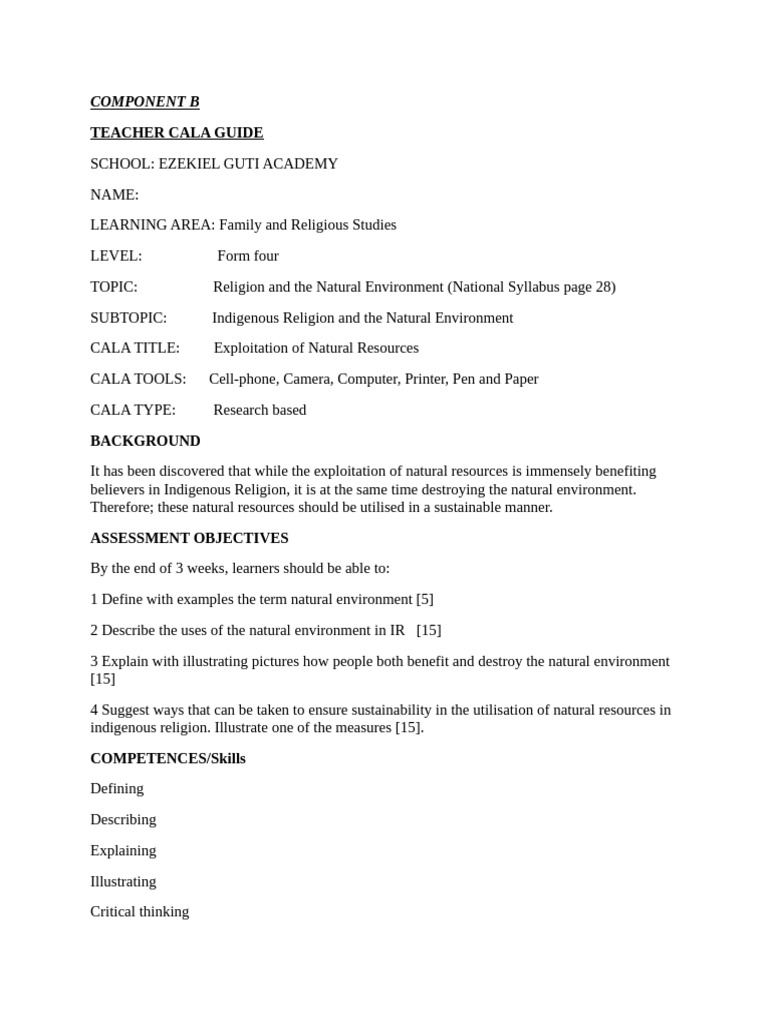 CALA_5 | PDF | Sustainability | Cognition