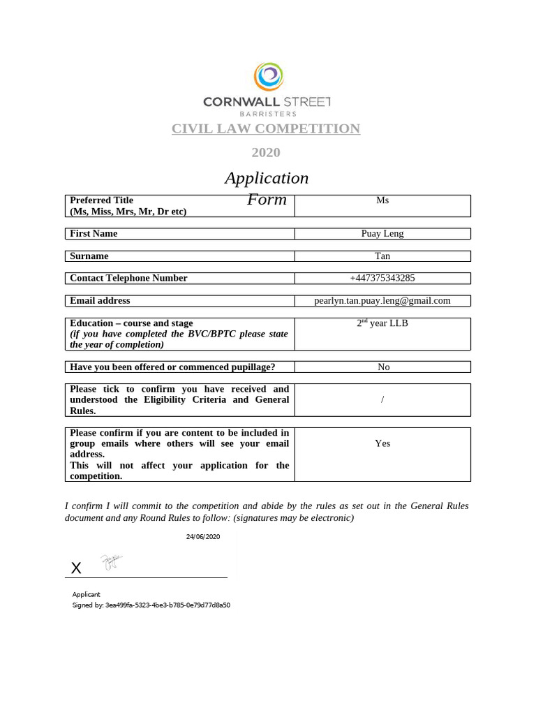 Cornwall-Street-Barristers-Civil-Competition-2020-Application-Form | PDF