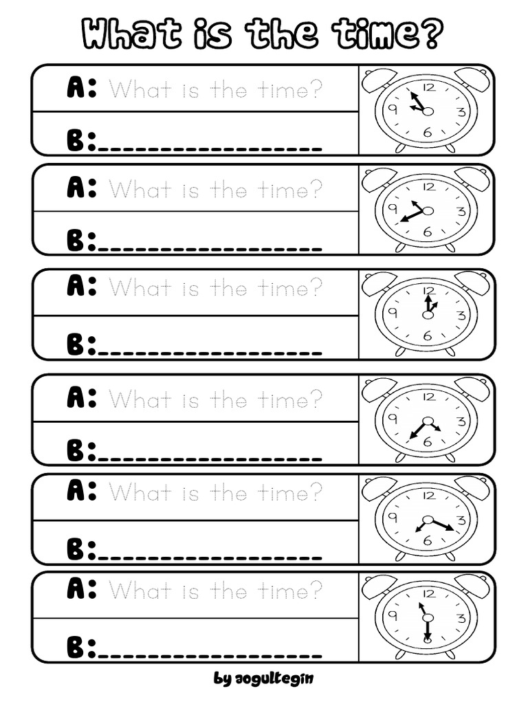 4.5. My Day - Telling Time | PDF