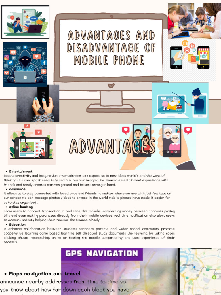 Advantages and disadvantage of phone_20241222_184438_0000 | PDF | Smartphone | Mobile Phones
