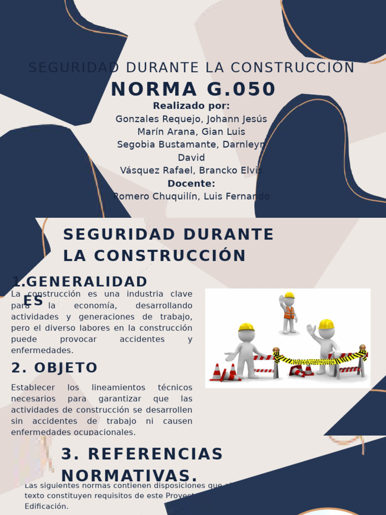 norma G. 050 | PDF | Soldadura | Construcción