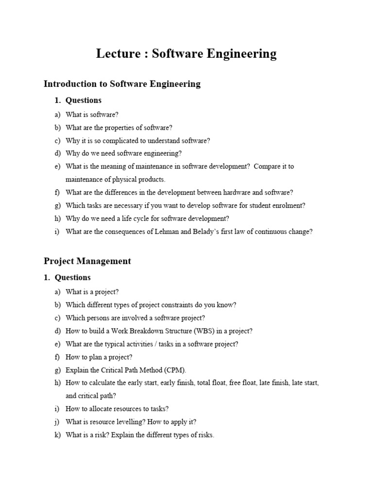 Exercices_SofwareEngineering | PDF | Use Case | Computer Program
