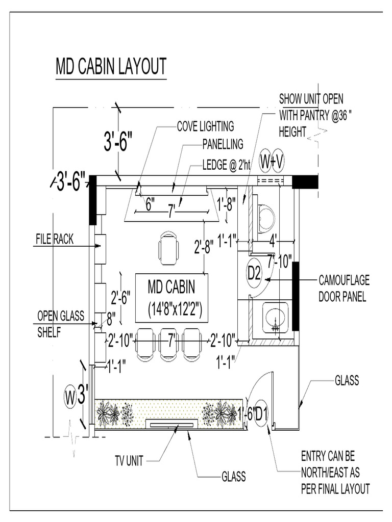 md cabin layout (1) | PDF