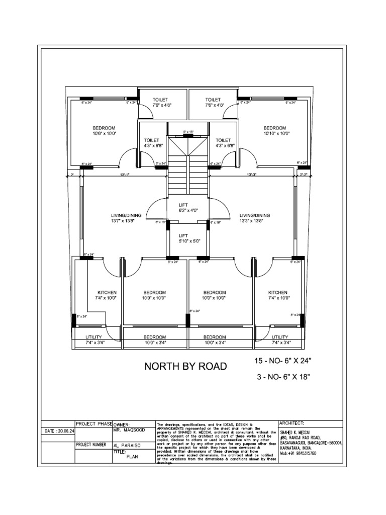MR Maqsood-New Site Dim-Model2 | PDF