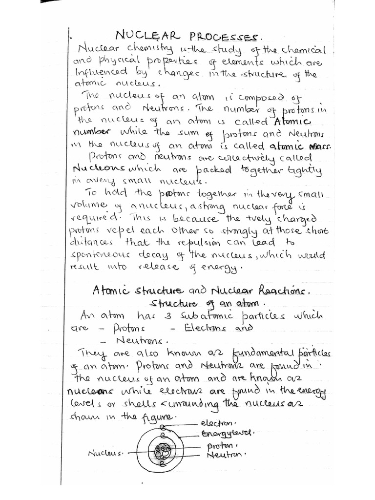 Nuclear Processes | PDF