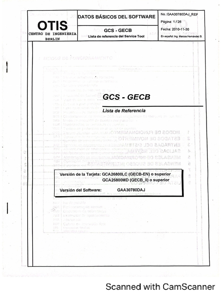 GSC - GECB Lista de Referencias | PDF