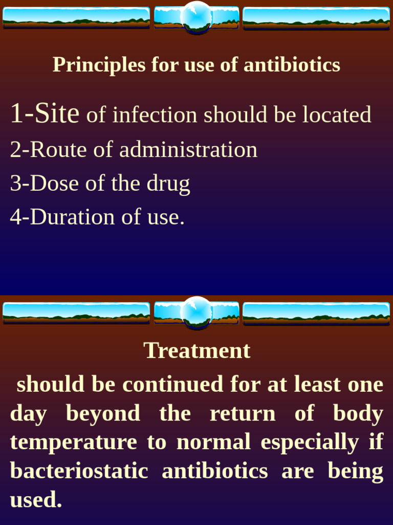 3-.Principles For Use of Antibiotics | PDF