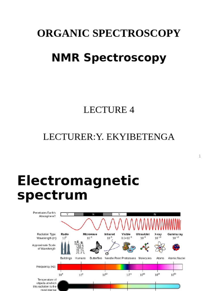 NMR Spectroscopy Basics | PDF | Carbon 13 Nuclear Magnetic Resonance ...