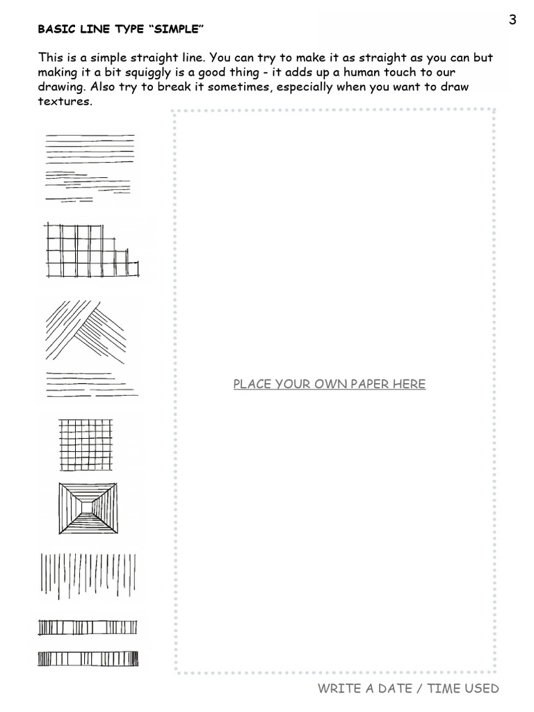 Practice Cards Lines Sample | PDF